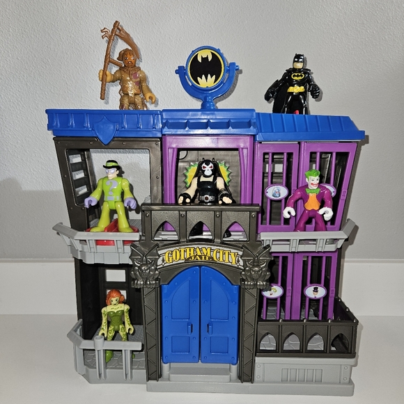 Fisher-Price | Toys | Euc Fisherpriceimaginext Dc Comics Gotham Jail ...